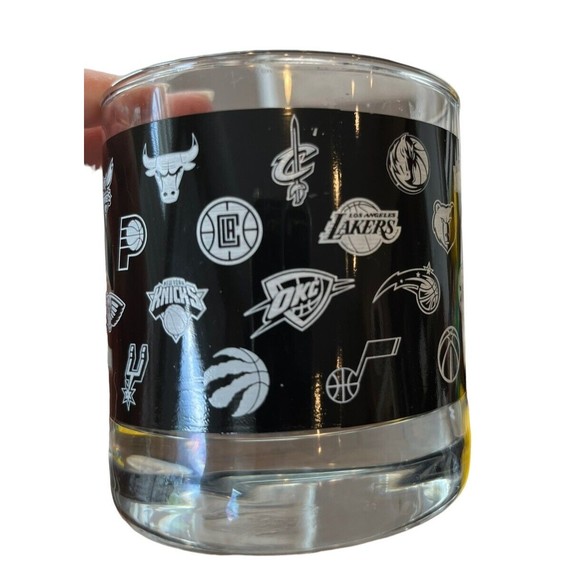 Jack Daniel’s | Dining | Jack Daniels Nba Logos Glass Whiskey 6 Oz ...